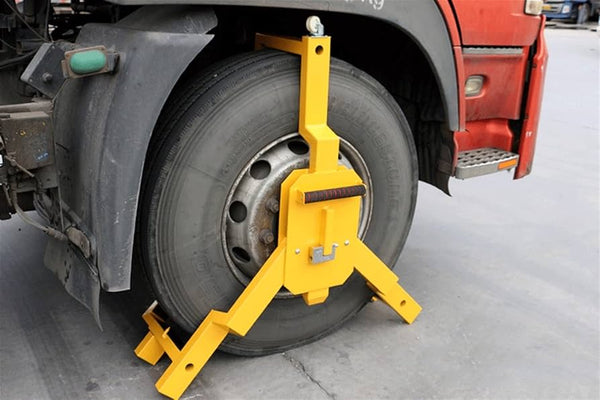 Heavy Duty Truck Wheel Lock - AXN-TWL-HD with Inbuilt Locking System ...