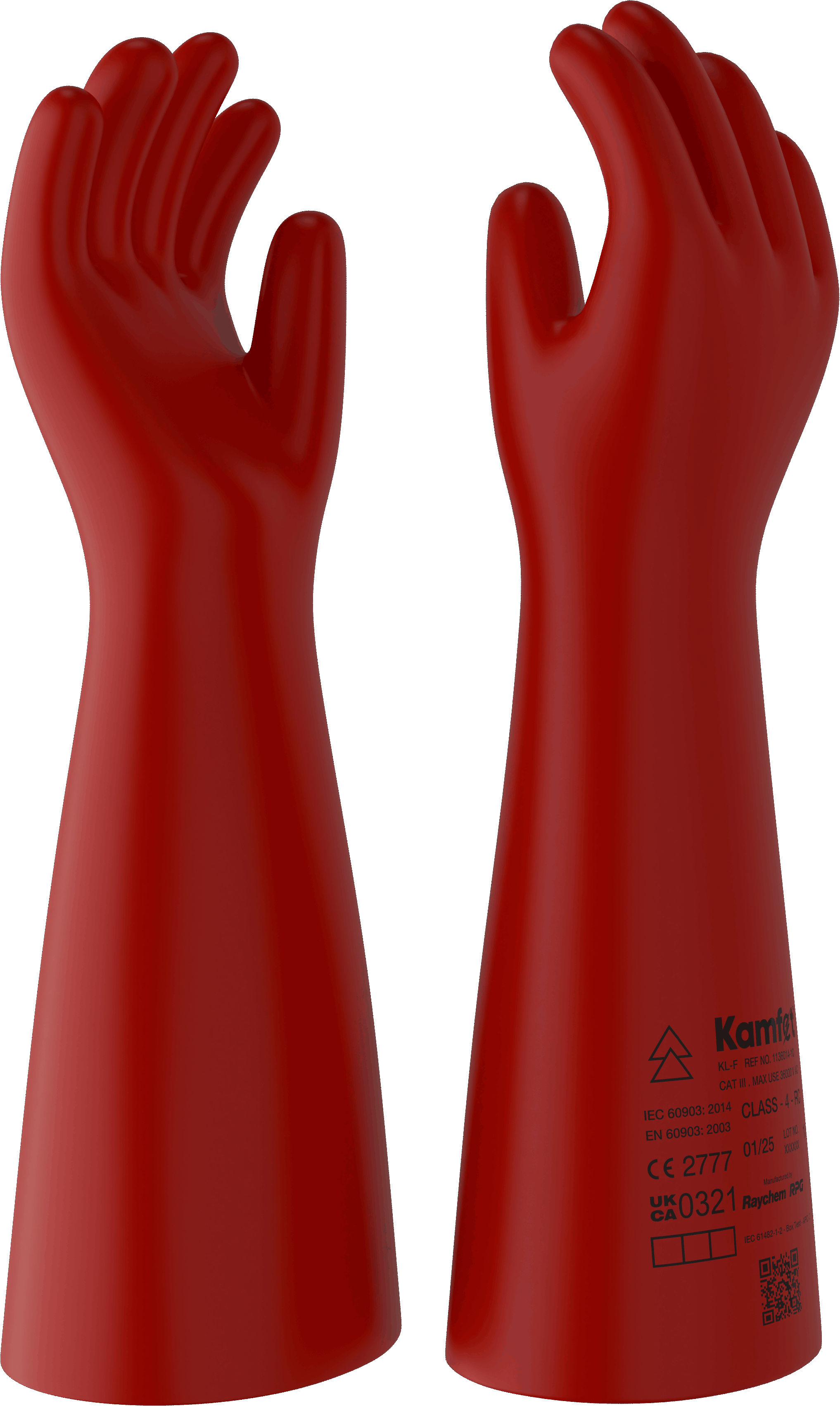 Raychem RPG Class 4 Electrical Insulating Gloves | 36kV | IEC 60903 ...