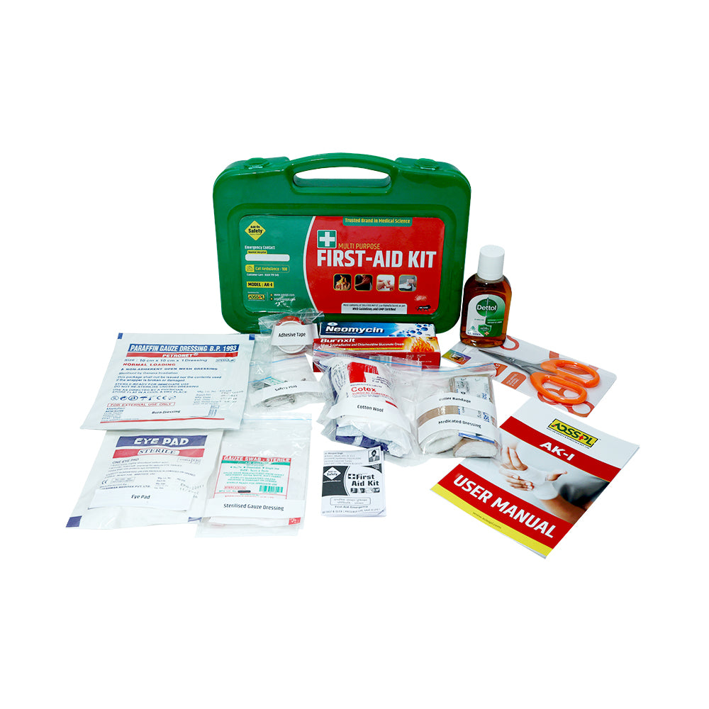 FIRST AID BOX Class B type | Suitable For: 5 persons – Milansafety