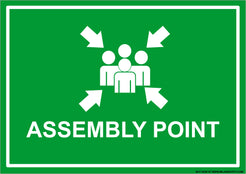 Assembly Point Signage – Milansafety